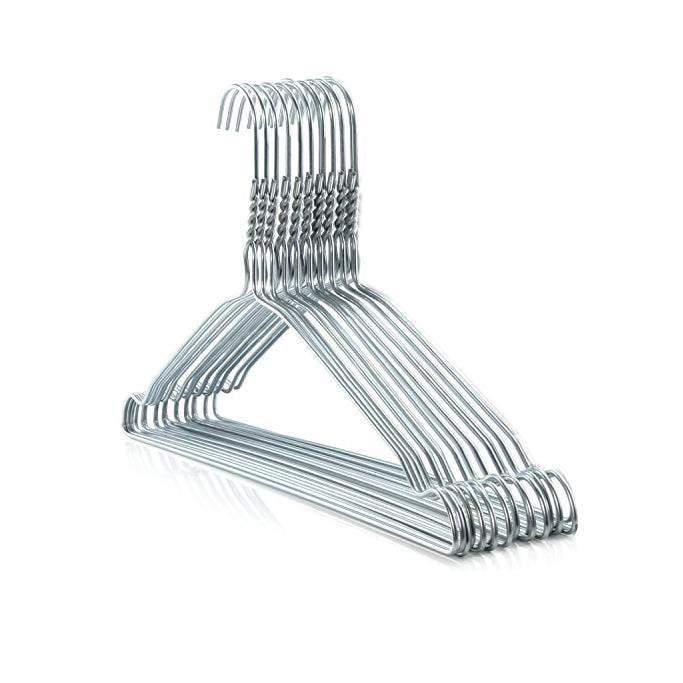 Standard Steel Hangers Clothing Hangers 40 cm Pack of 10 0712 A – [C3 ...